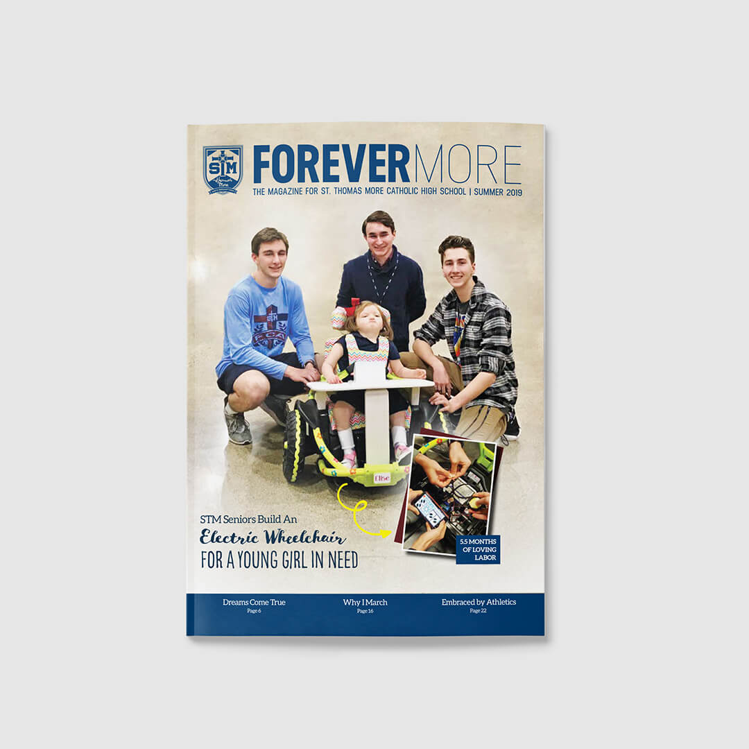 Saint Thomas Moore Catholic High School Magazine - Pel Hughes